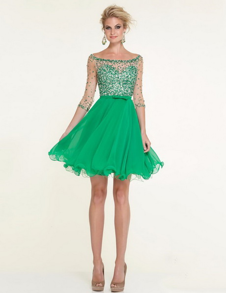 Groene Cocktailjurk